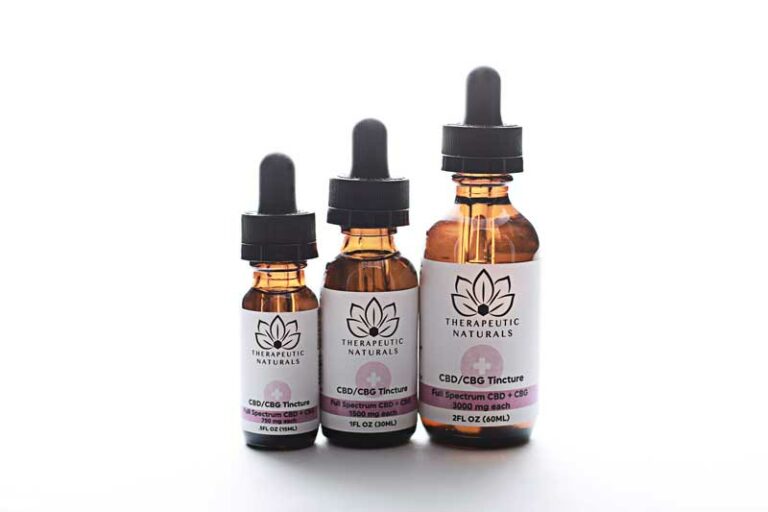 Full Spectrum High Potency + CBD/CBG Tincture – Therapeutic Naturals